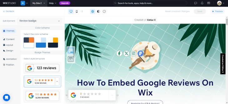 How To Embed Google Reviews On Wix | Wiksit